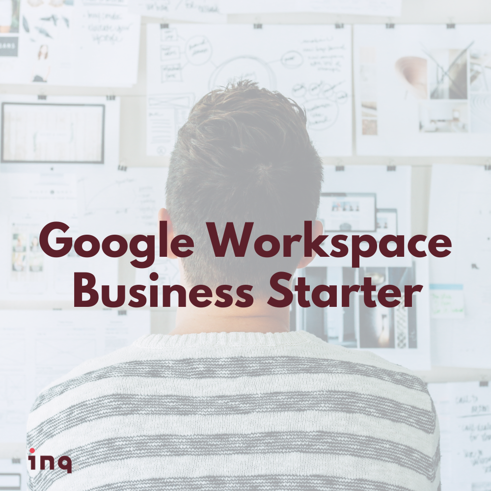 Google Workspace- Business Starter | inq. Marketplace